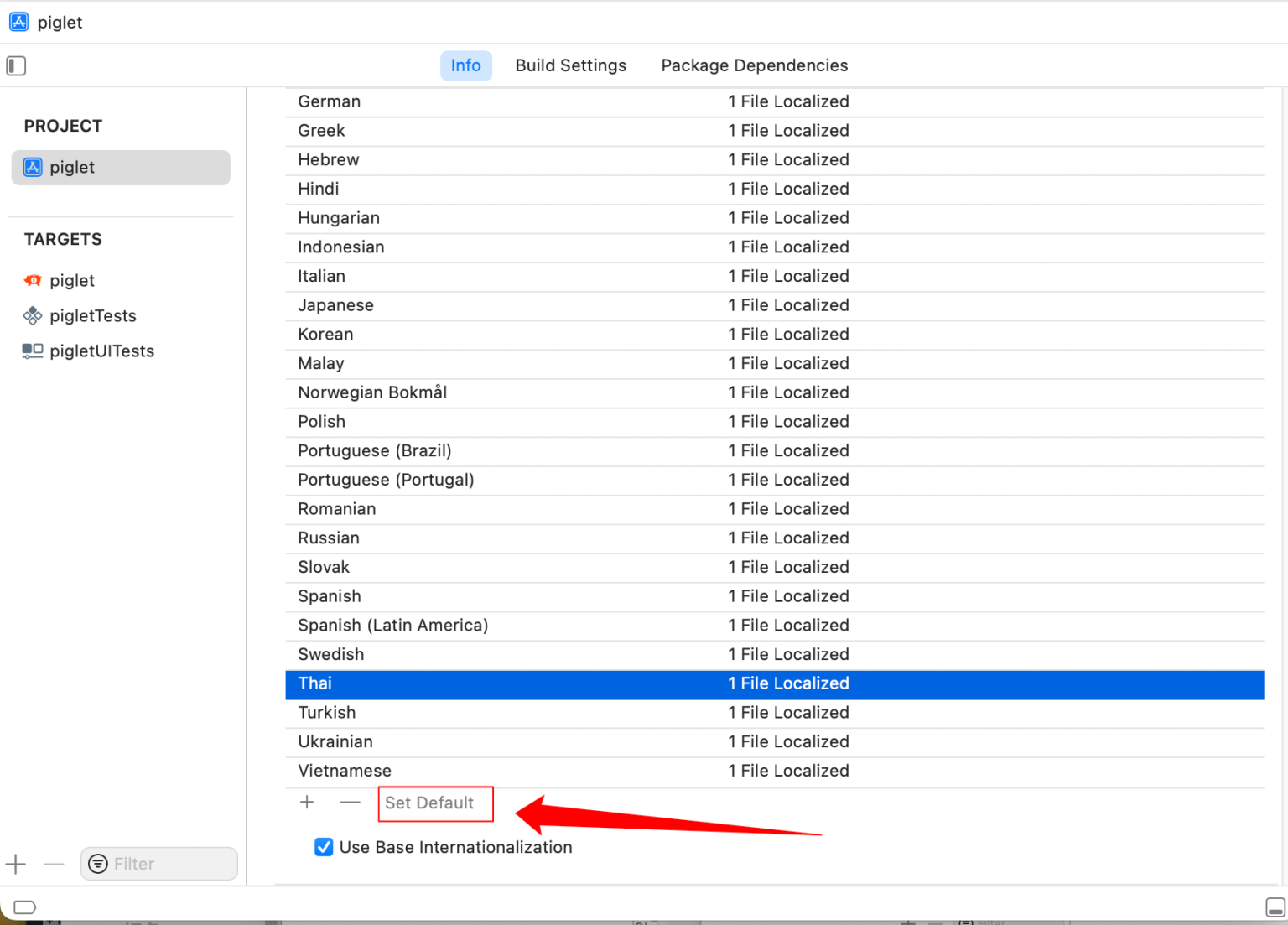 Xcode15本地化应用程序名称和内容 – 方君宇