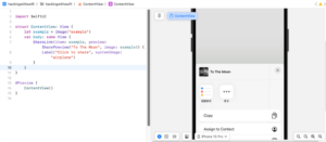 Swift ShareLink内容共享视图 – 方君宇